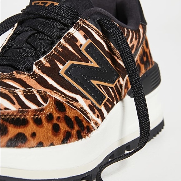 New Balance | Shoes | New Balance 574 Leopard Calf Hair Animal Print ...